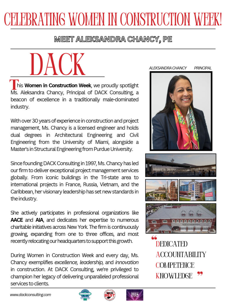 CELEBRATING WOMEN IN CONSTRUCTION WEEK! - DACK Consulting